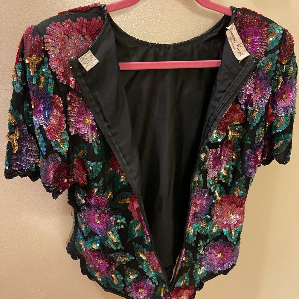 Vintage Late 70s/Early 80’s Sequin Top - Gem